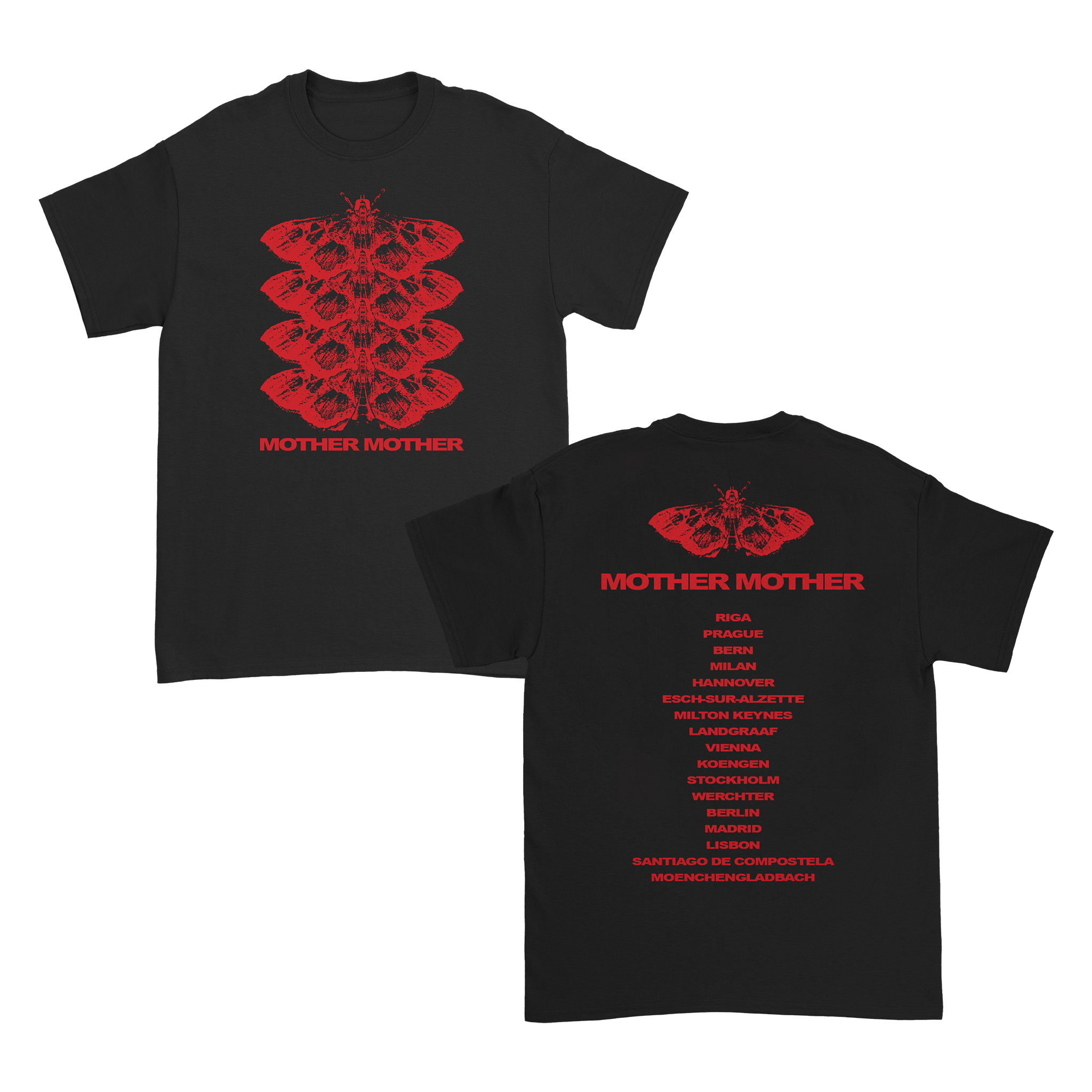 Moth Tee (EU Tour Edition) – Mother Mother Merch UK