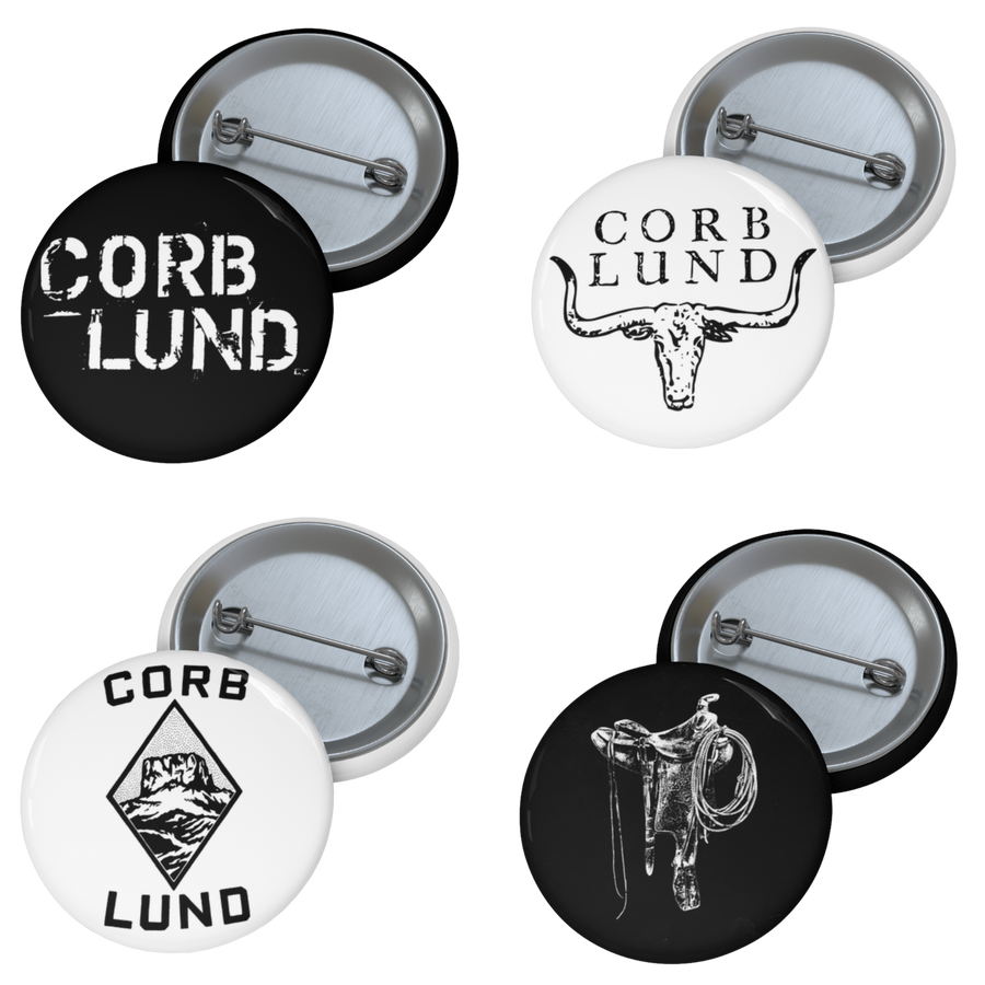 Corb Lund Button Badge Set – Mainfactor Merch Store UK